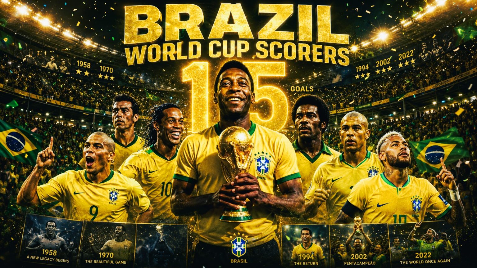 Top Brazil World Cup Scorers of All Time (1930–2026)
