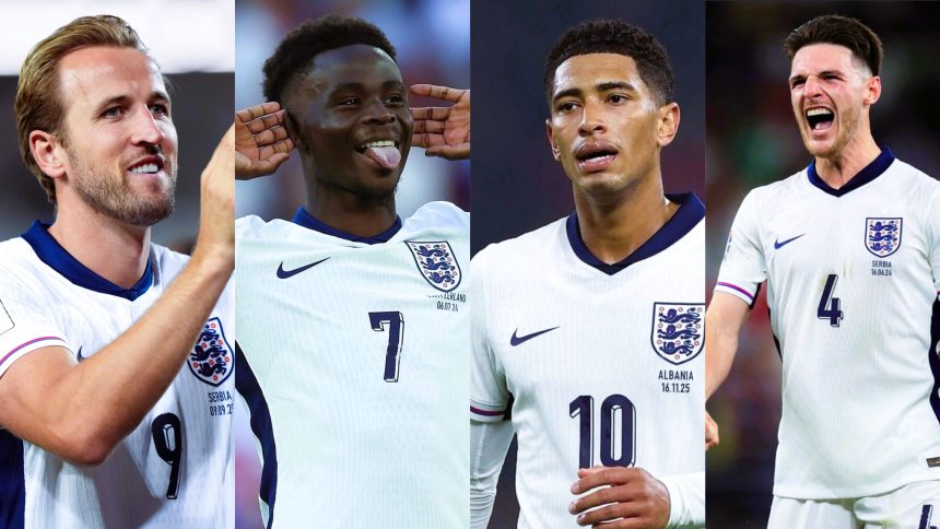 England’s Key Players for the 2026 World Cup: The Stars Carrying Three ...